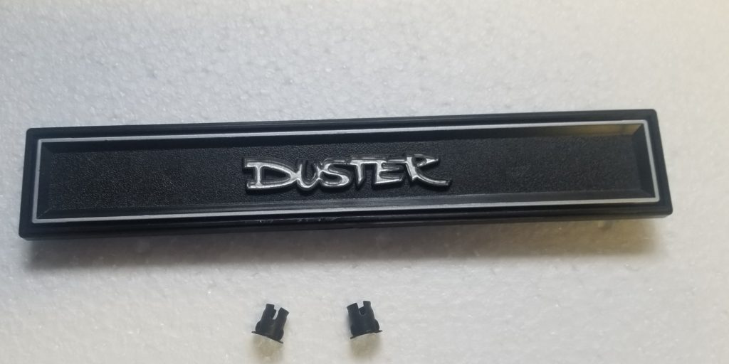 70-72 Duster Inner Door Emblem CHAEMBINN - Vans Auto