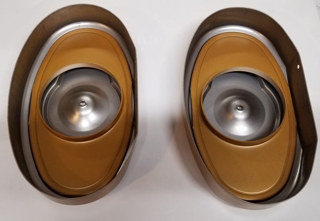 58-62 Chrysler Hemi Air Cleaner Base And Lid Pair CHCARCEDL - Vans Auto